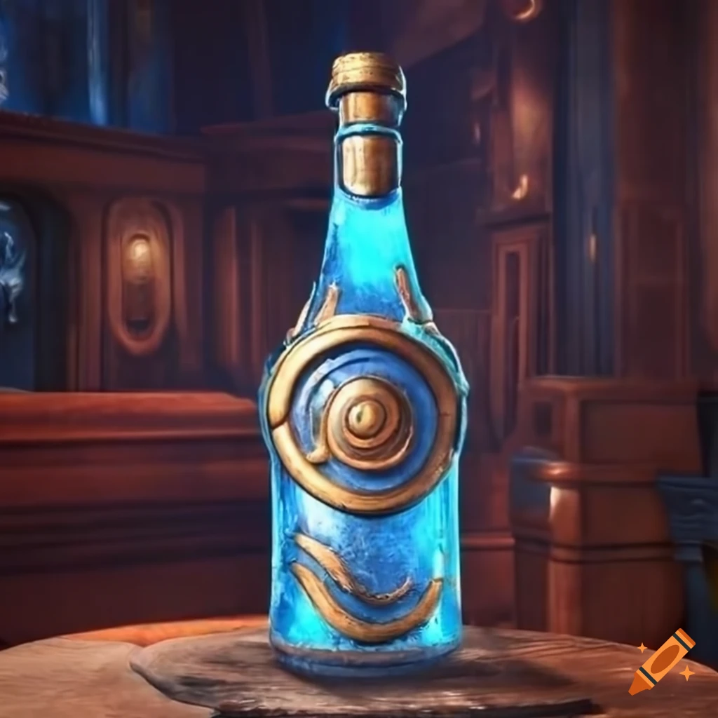 Bronze Vigor bottle of Blue Zeus' Shocking Drink from Bioshock Infinite ...