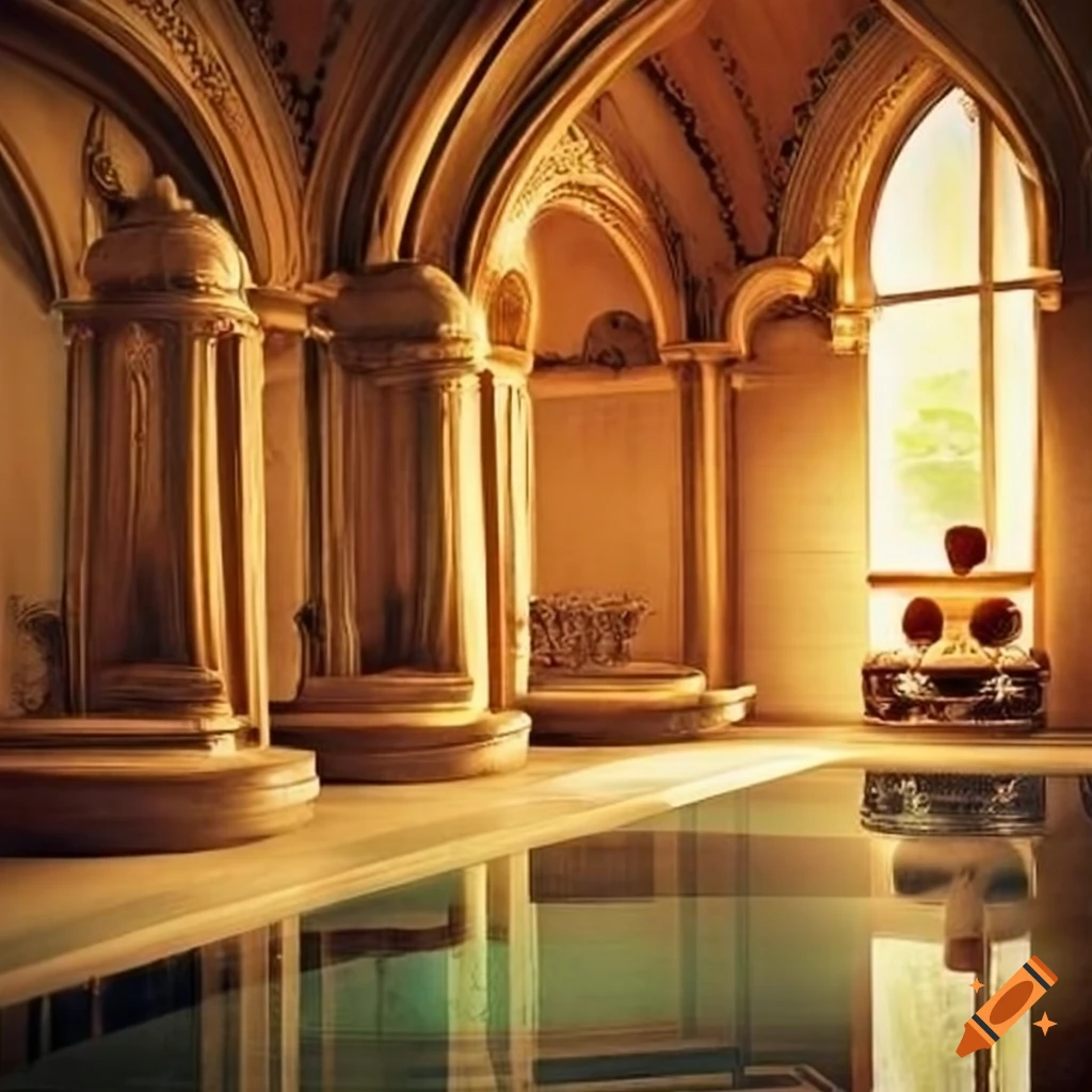 Antique spa on Craiyon