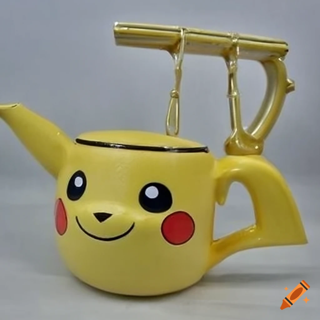 Pikachu-themed teapot on Craiyon