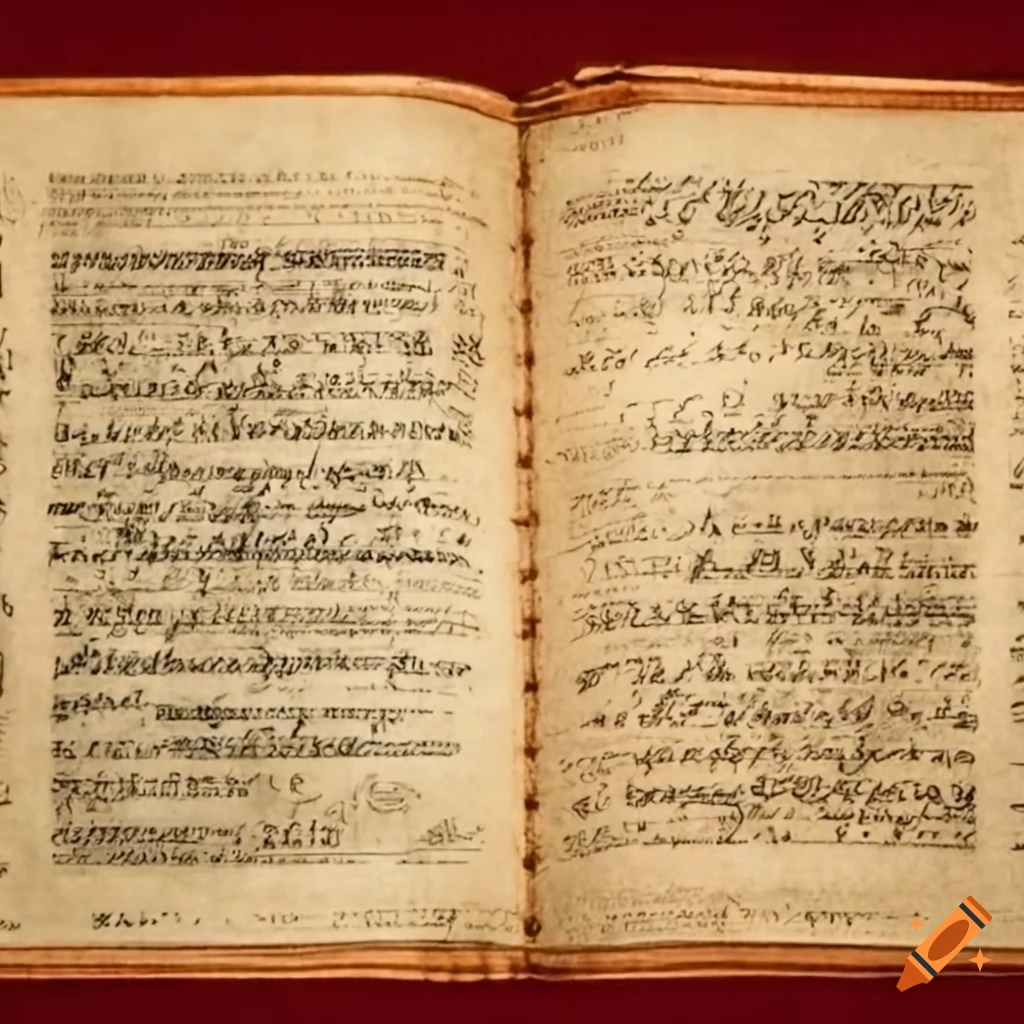 Close-up of united states founding document on Craiyon