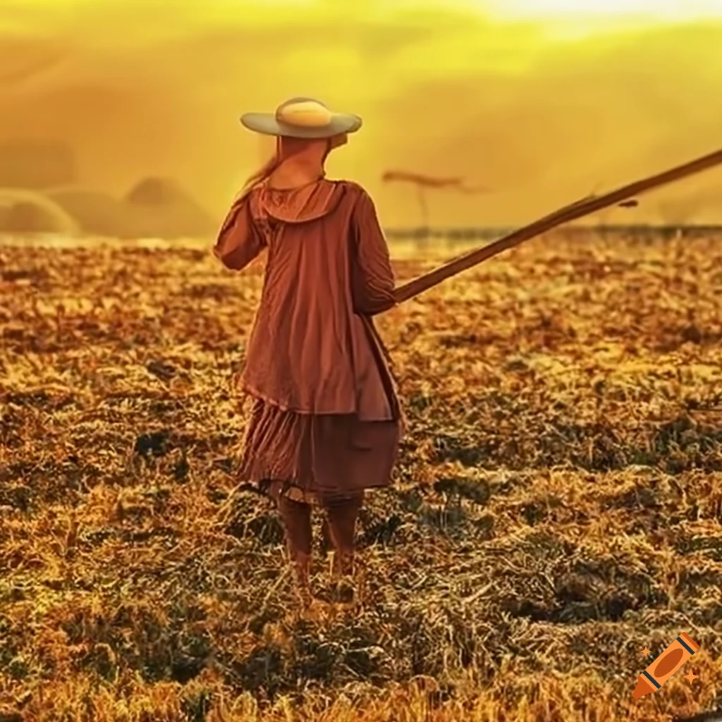 Outdated farming practices on Craiyon