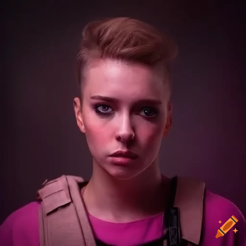 Profile image for youtube channel with a warzone game theme in pink on ...