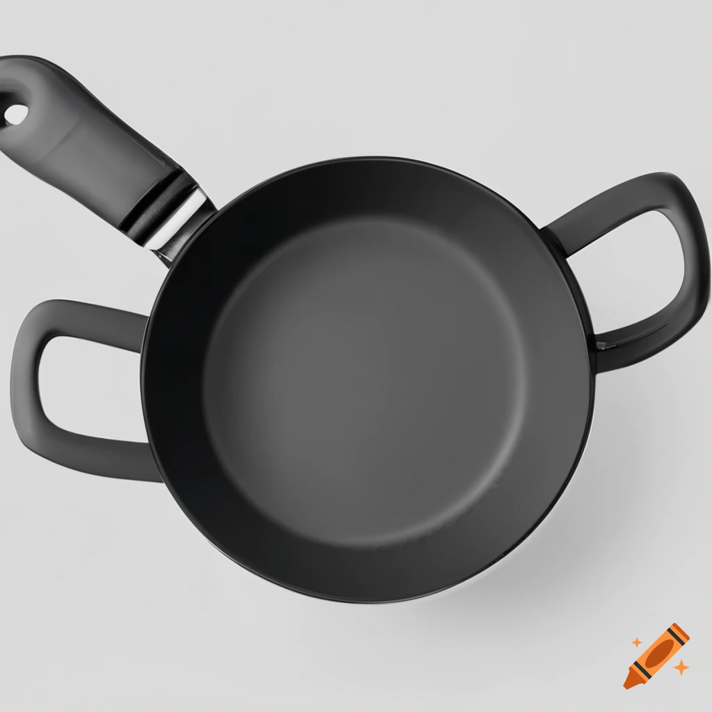 Innovative pan design with removable handle and silicone lid on Craiyon