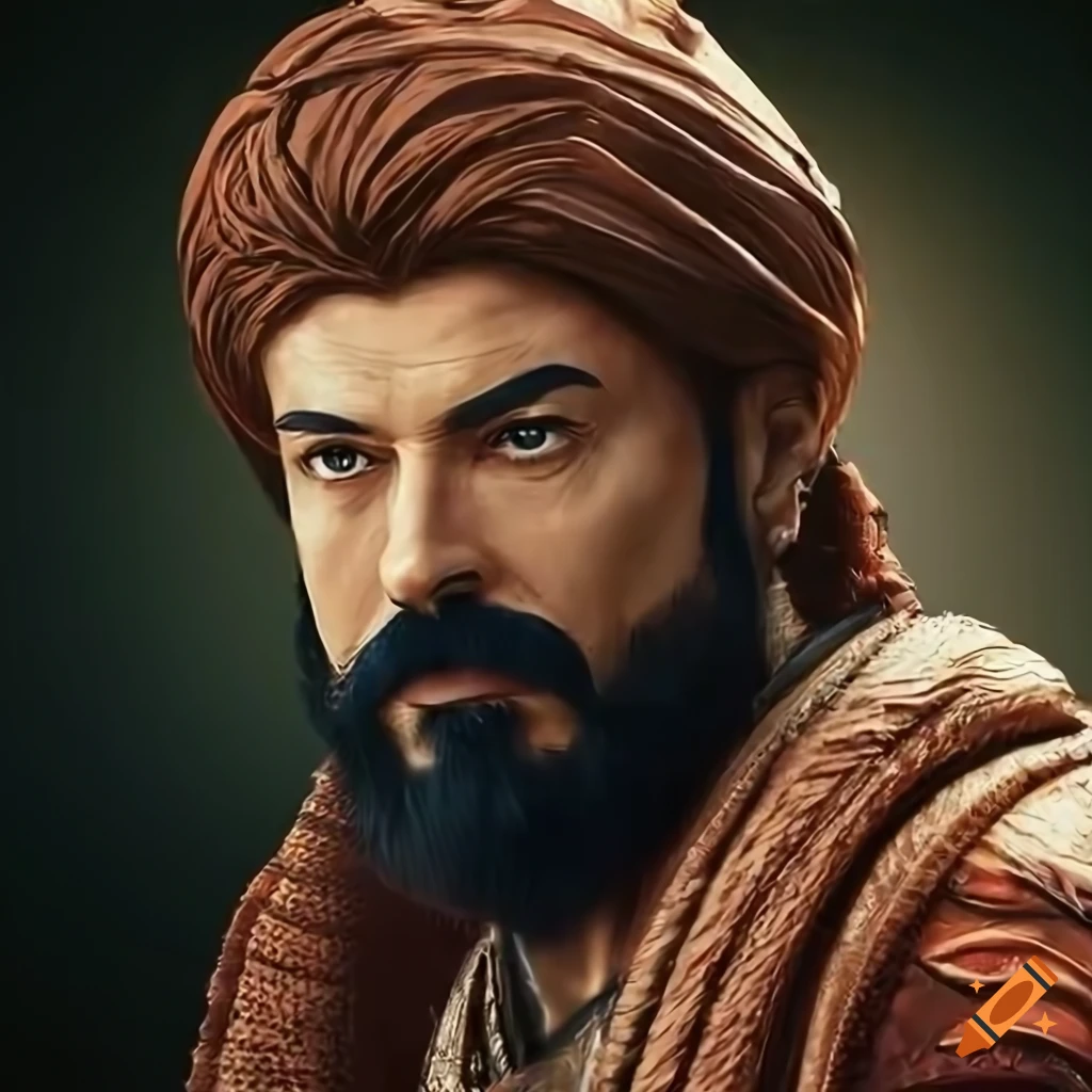 Osman bey in a photorealistic digital art style from season 3 on Craiyon