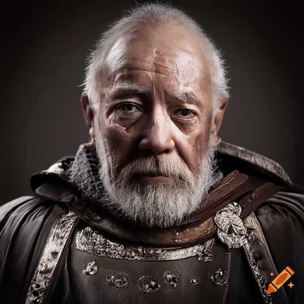 Old knight on Craiyon