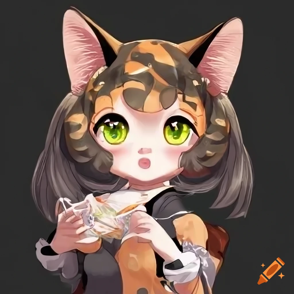 Calico cat on Craiyon