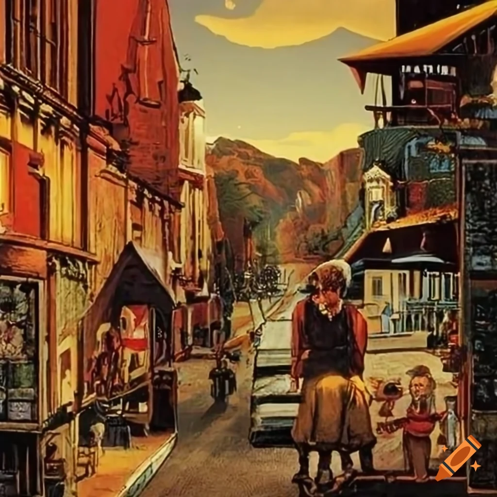 Travel poster with fine details and high definition features on Craiyon