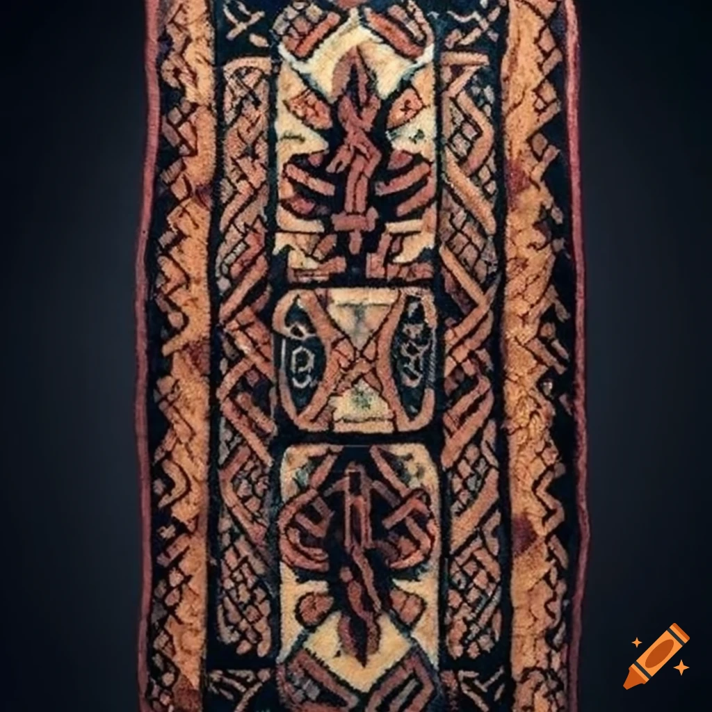 Viking rug on Craiyon