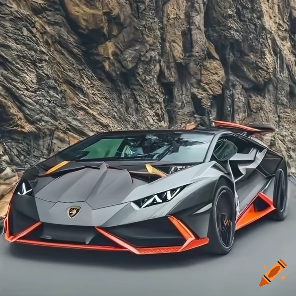 Lamborghini huracan sto in sesto elemento color combination on Craiyon