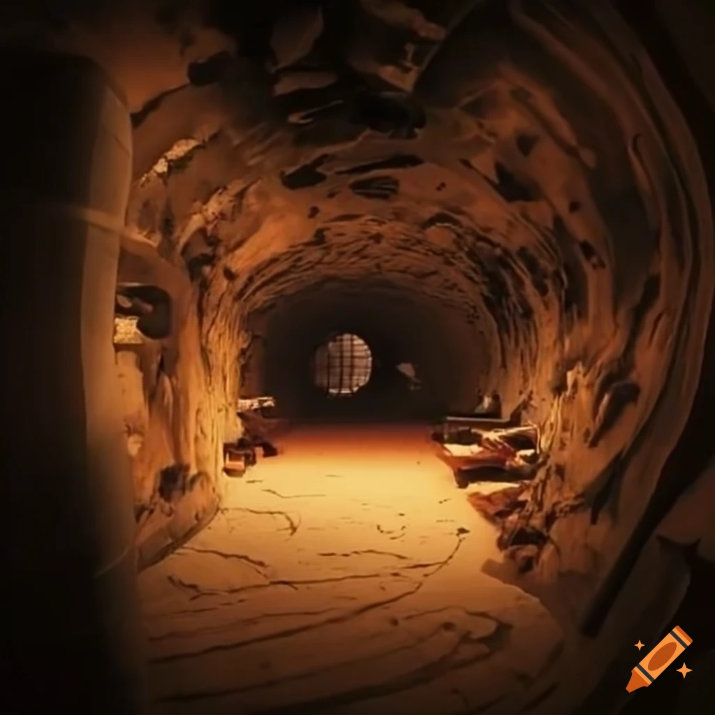 View of a giant kitchen from below on Craiyon