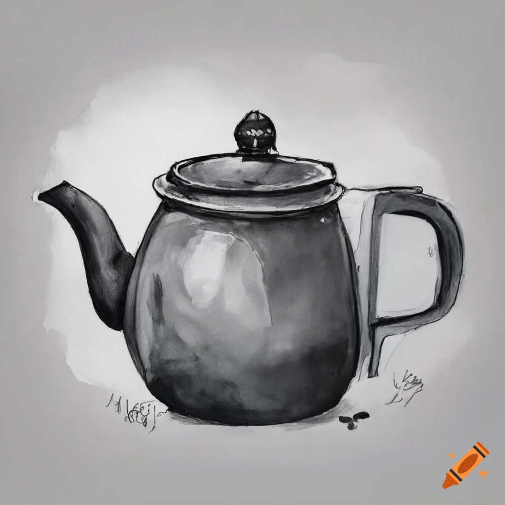 Realistic detailed sketch of a common household object on Craiyon