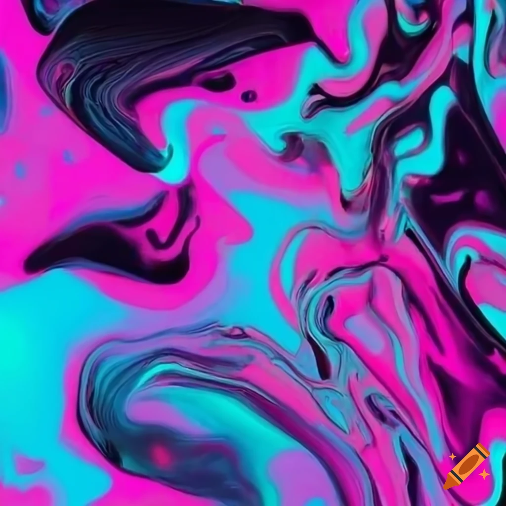 Vaporwave abstract clutter art on Craiyon