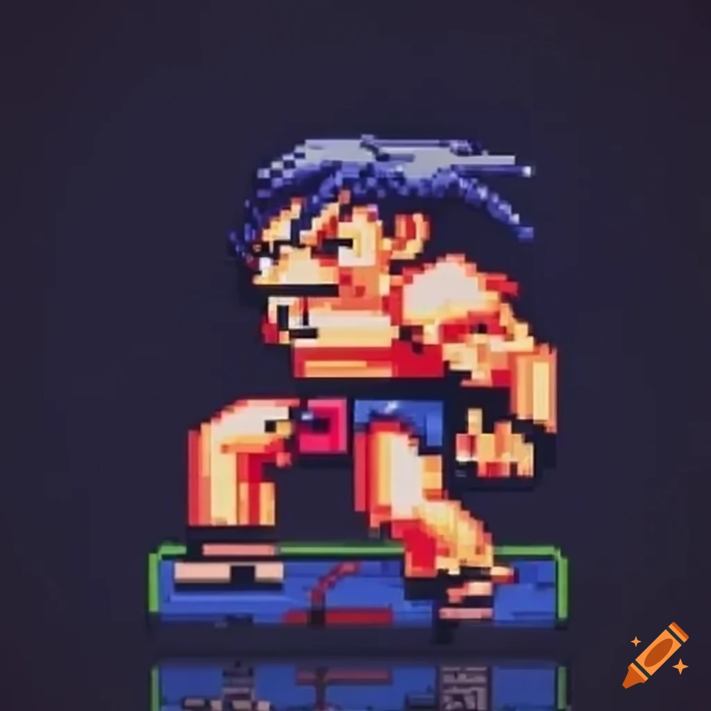 Nes fighting game on Craiyon