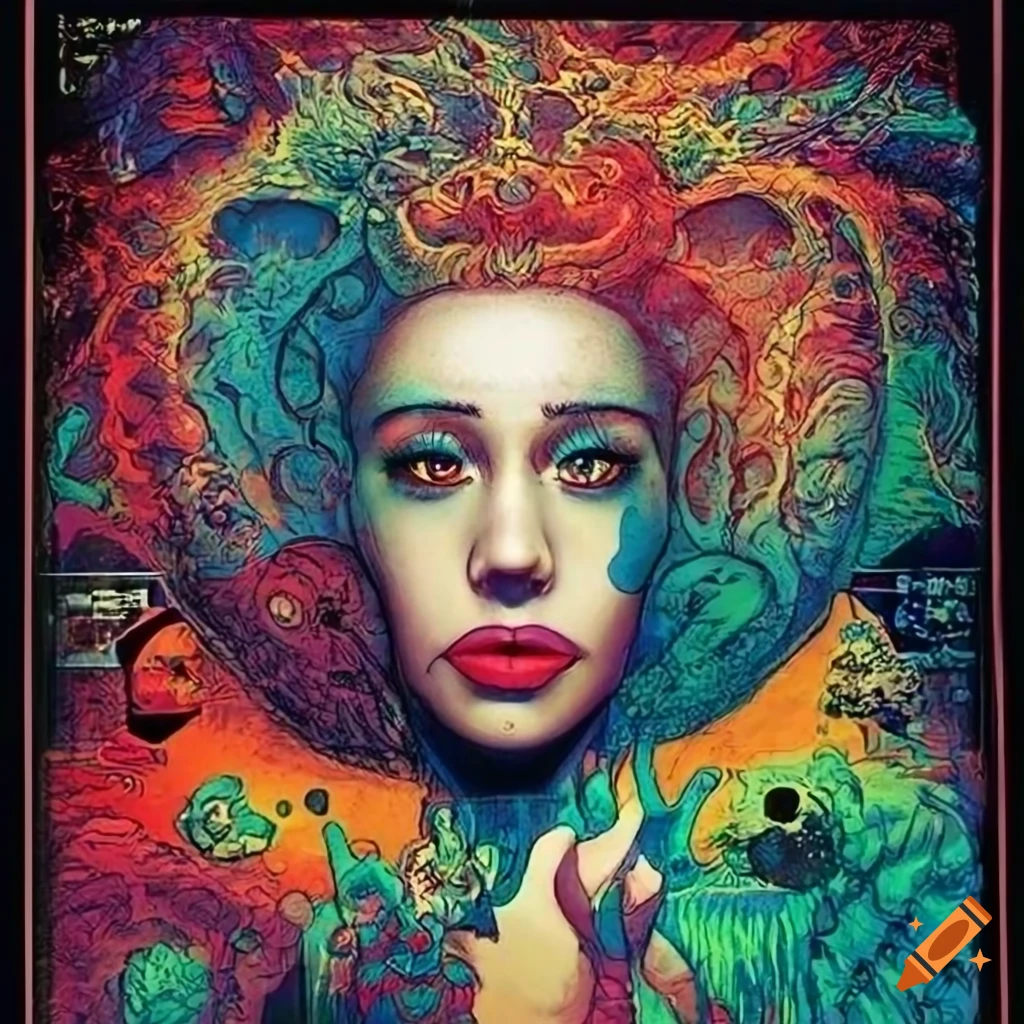 Vintage graphic novel poster with high definition details on Craiyon