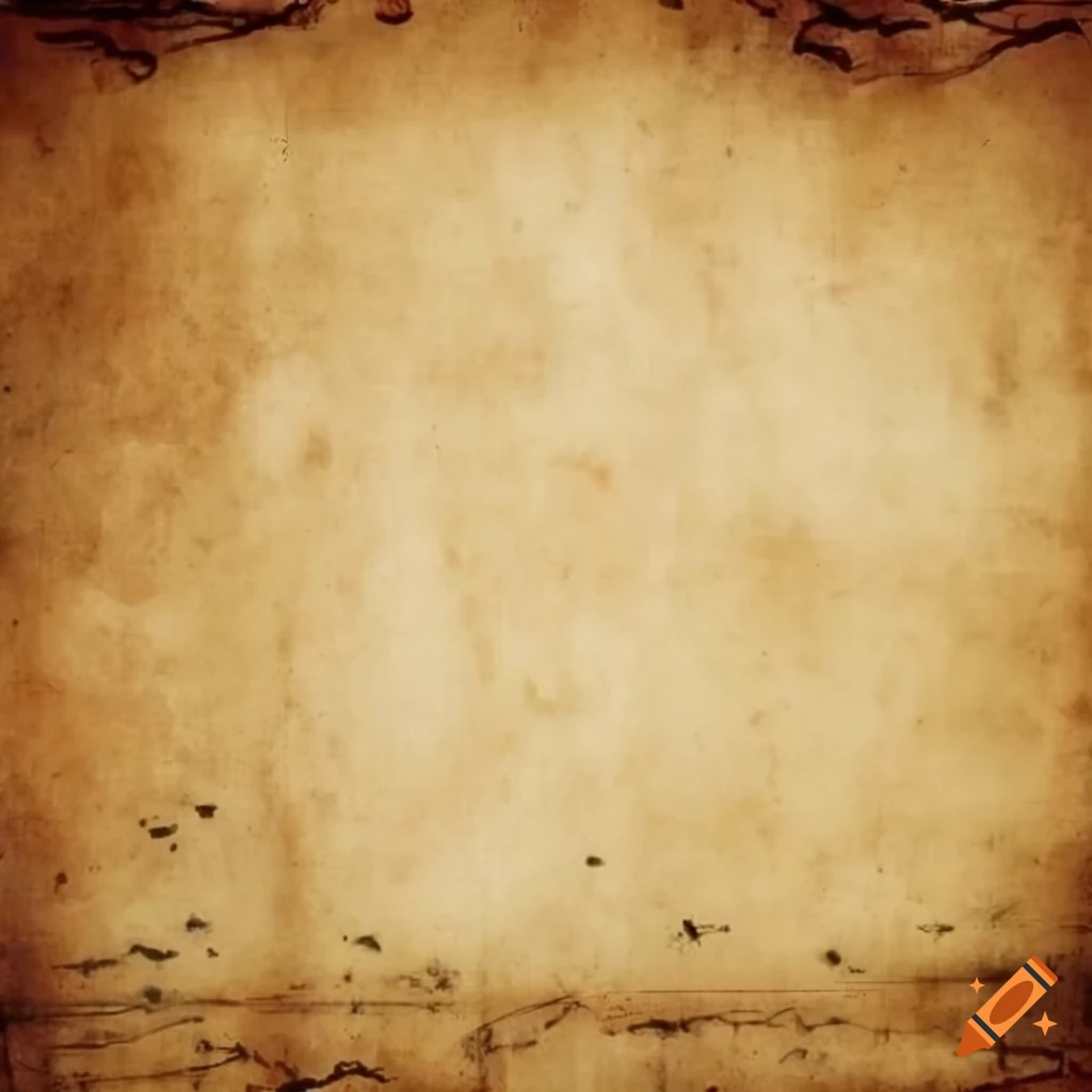 Vintage paper with grunge textures and blank decorated page on Craiyon