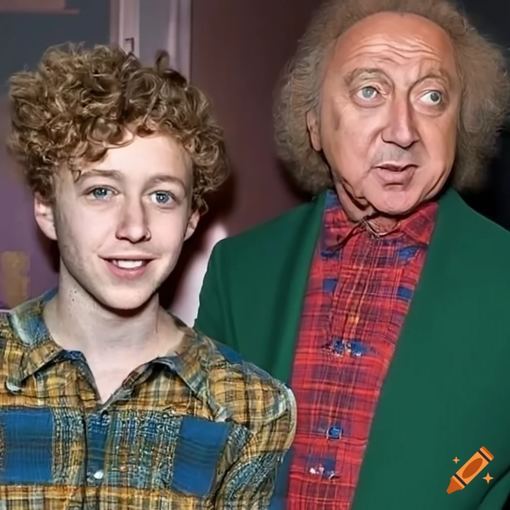 Jeremy allen white and gene wilder acting as grandpa and grandson on ...