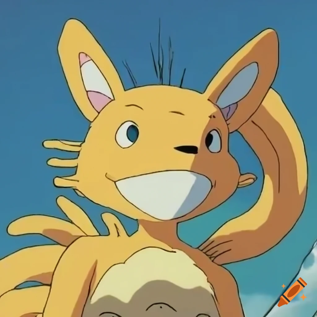 Studio Ghibli images created on Craiyon