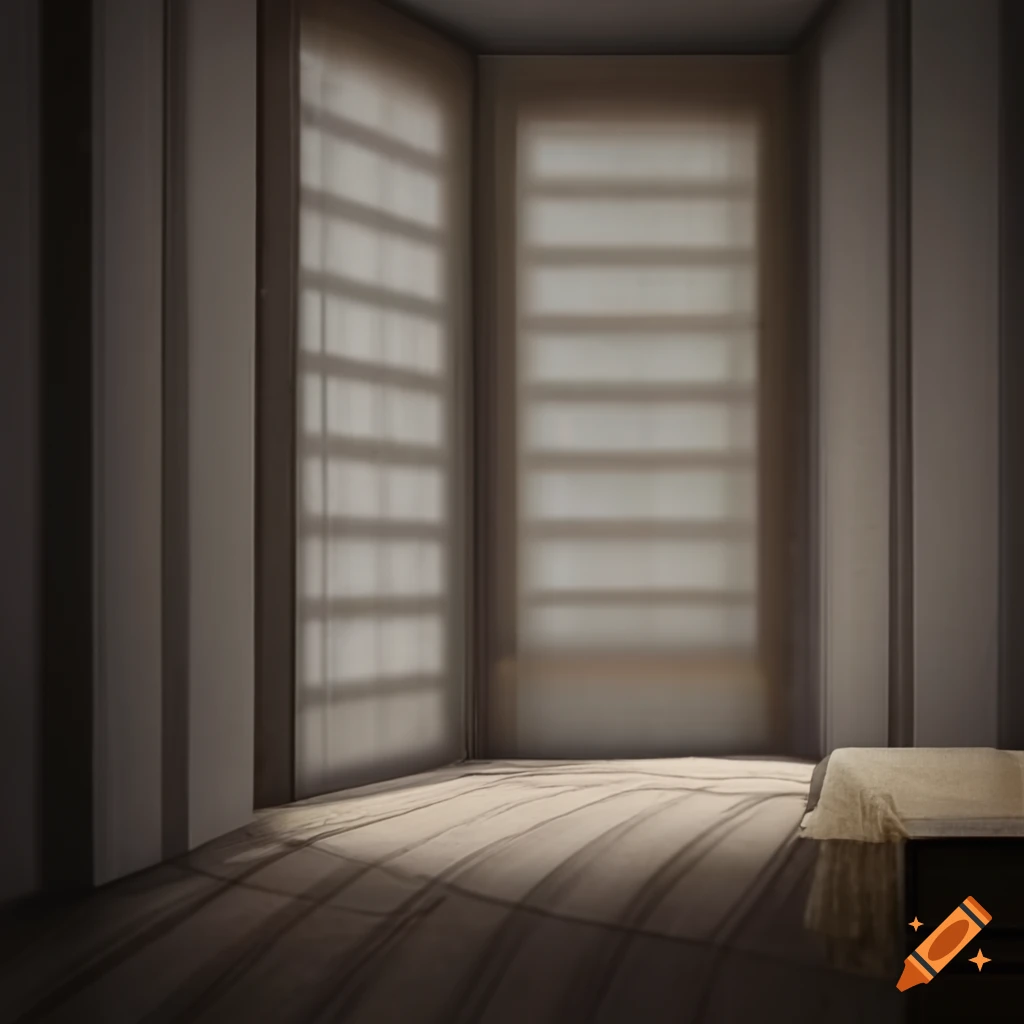 Paper backdrop with window shadow on Craiyon