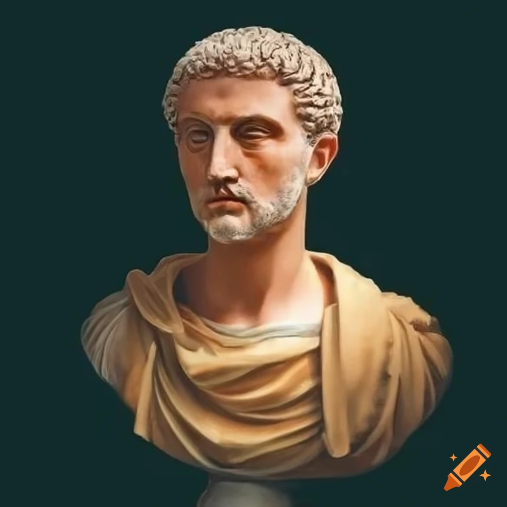 Quintilian statue in ancient rome on Craiyon