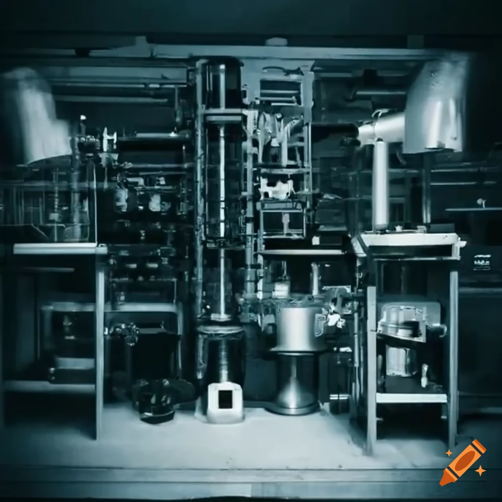 Mysterious laboratory with scientific equipment and experiments on Craiyon