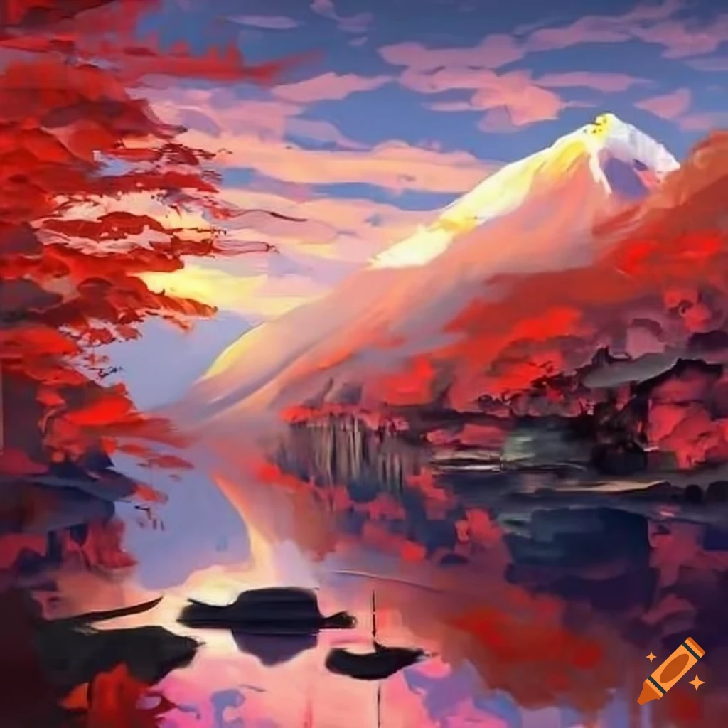 Japanese aesthetic setting on Craiyon