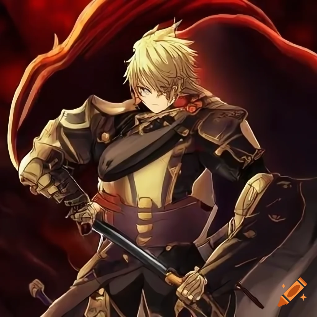 Anime swordsman military commander from "i am magicami" on Craiyon