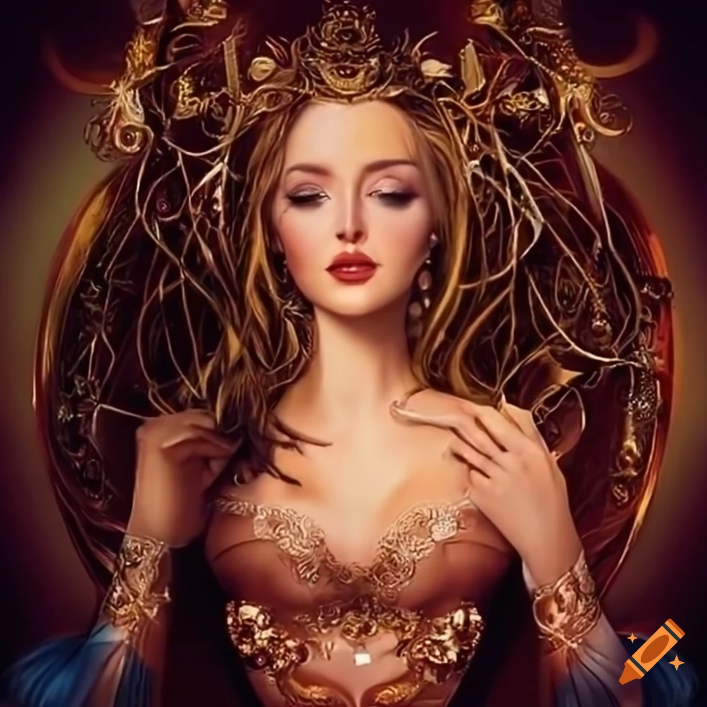 Beautiful lady on Craiyon