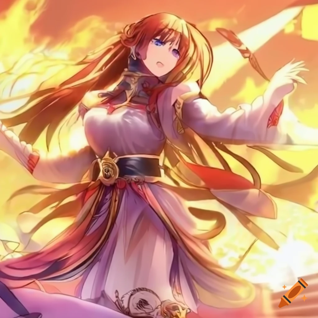 Anime female commander and powerful princess in 'I am Magicami' with ...