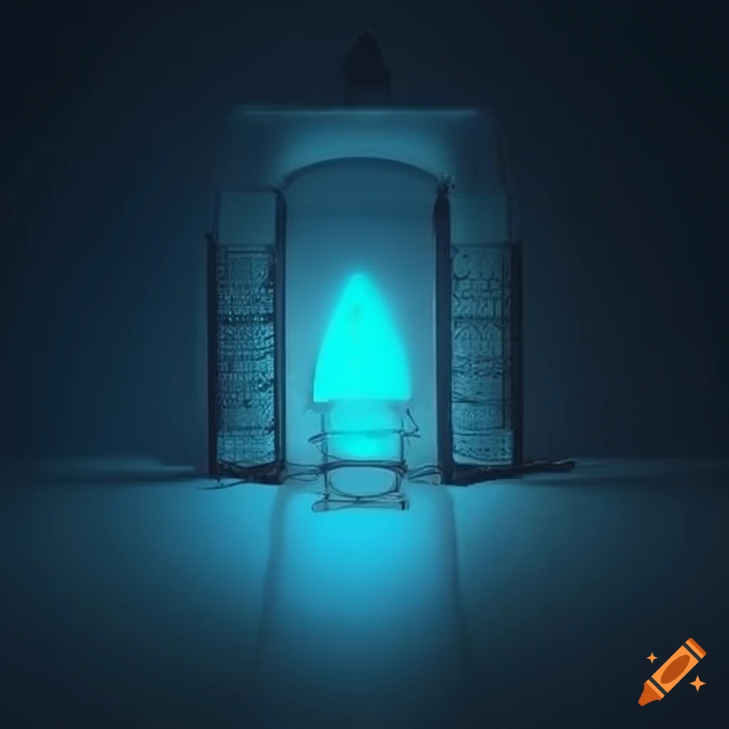 Concept of light and hope in a computer setting on Craiyon