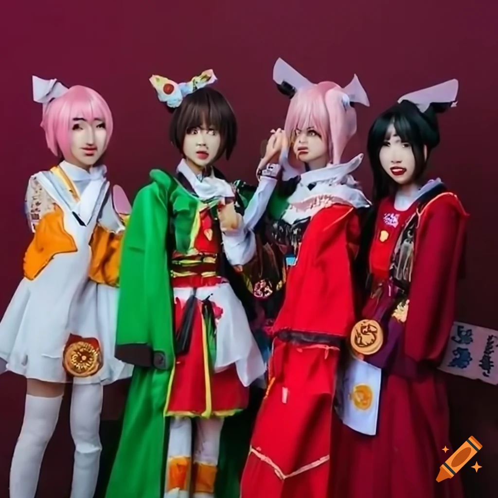 Cosplay festival crowd in korea with thanksgiving-inspired costumes on ...