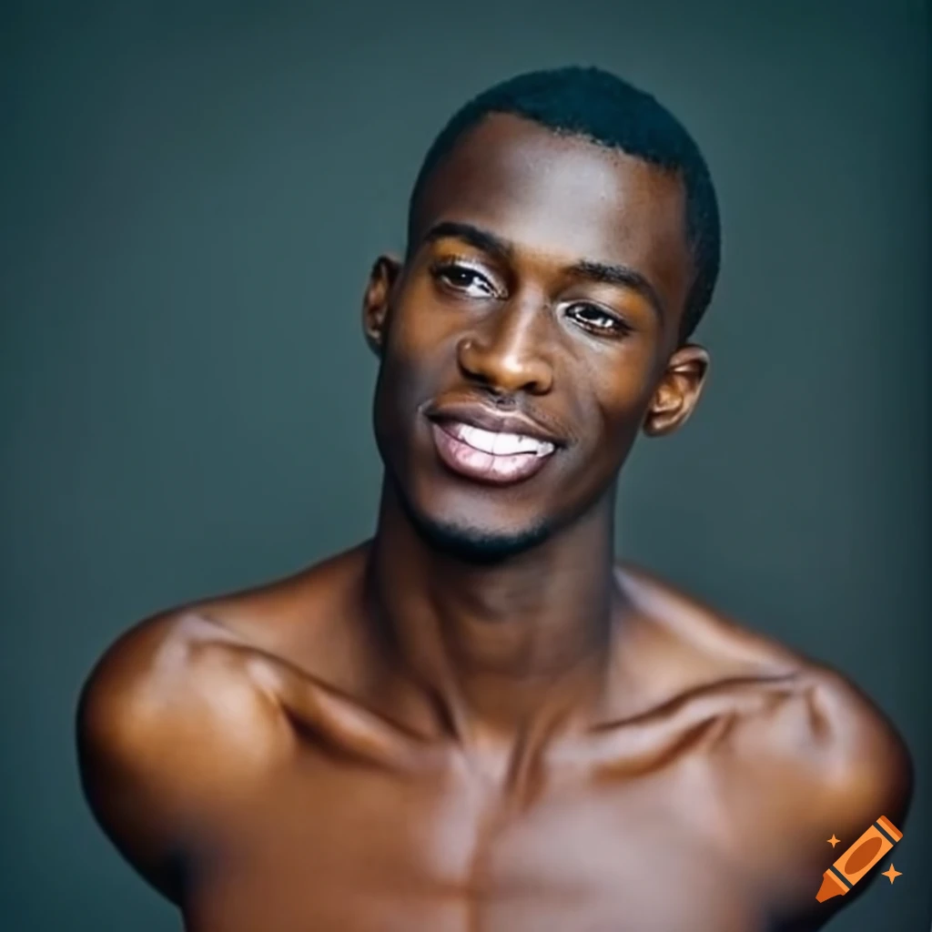 Handsome black man on Craiyon