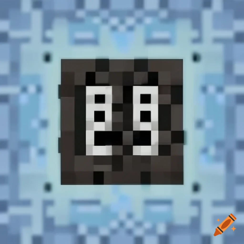 Minecraft logo on Craiyon