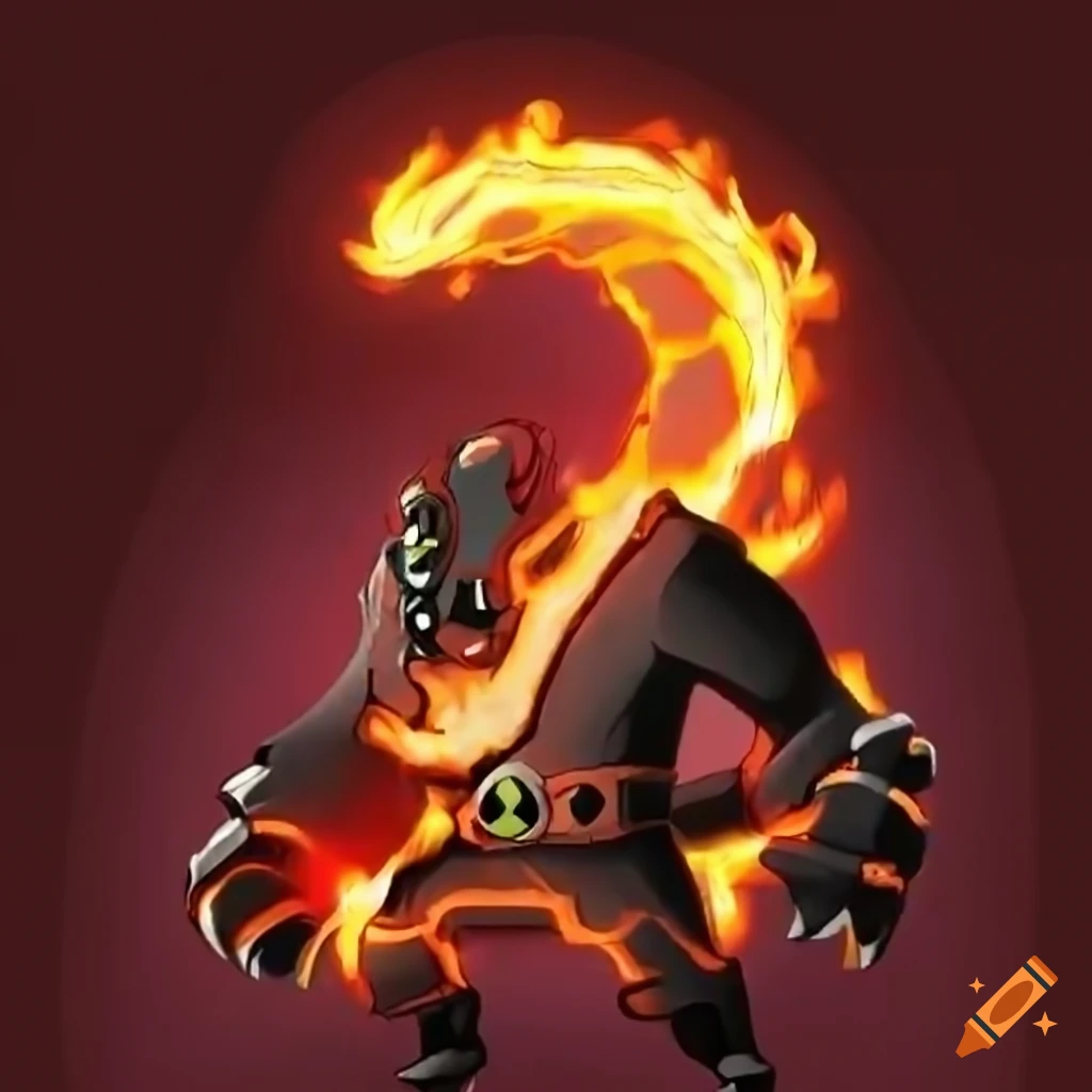 Fiery pyro warrior with molten lava and volcanic energy inspired by ...