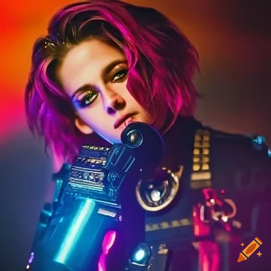 Kristen stewart as rebellious space adventurer barbarella in sci-fi ...