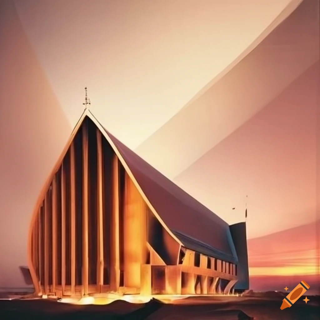 Astonishing architecture on Craiyon