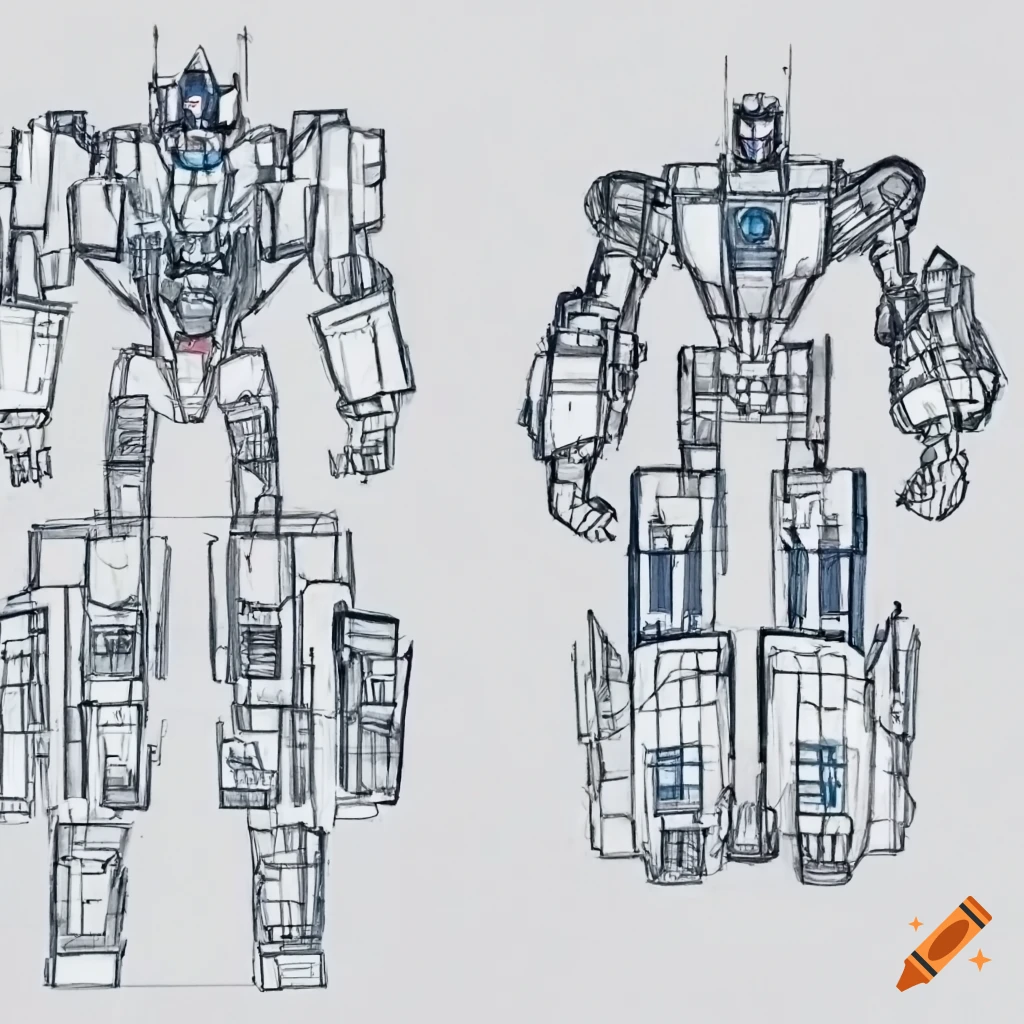 Transformers power core combiners blueprint design sketches for ...