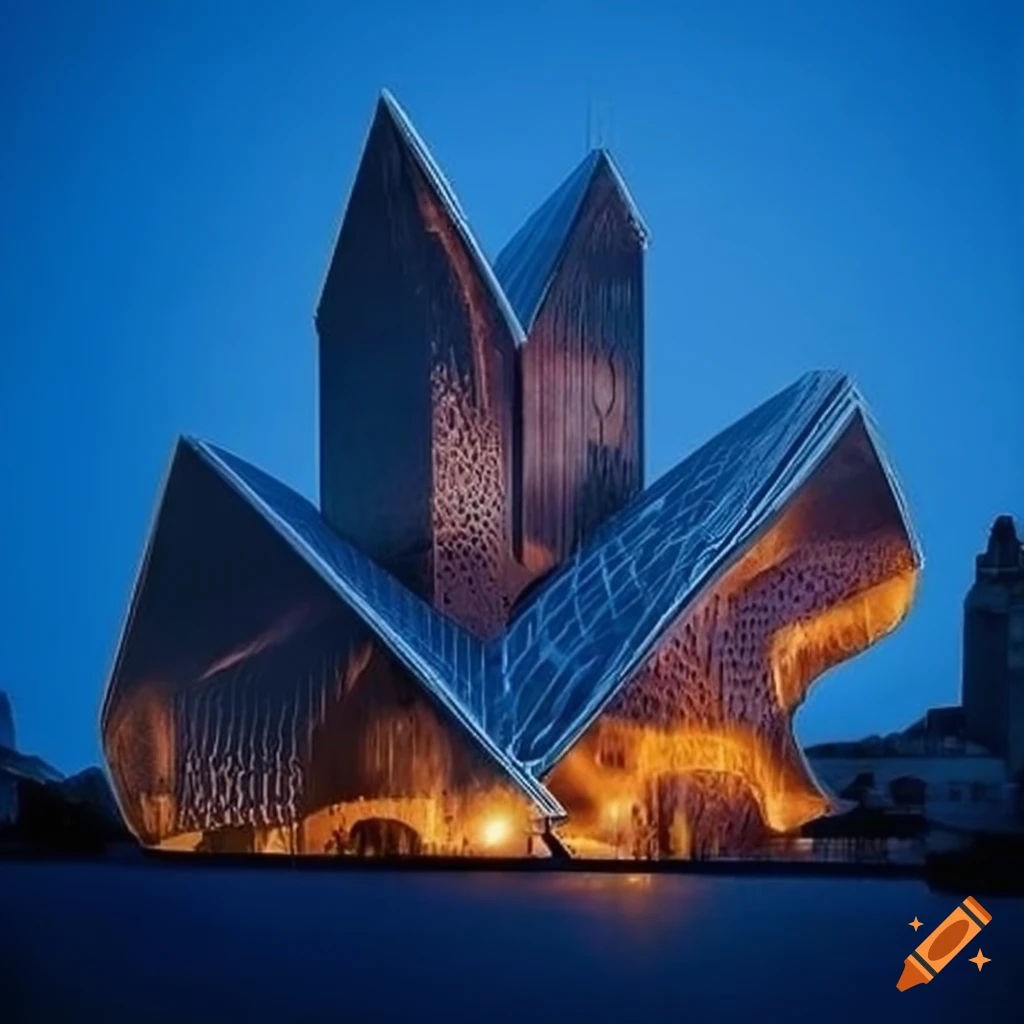 Astonishing architecture on Craiyon