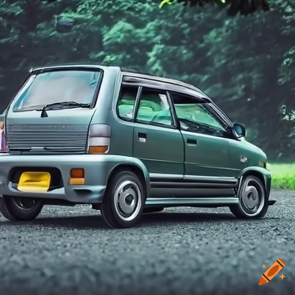 Classic Perodua Kancil car with a futuristic N1 starfighter design on ...
