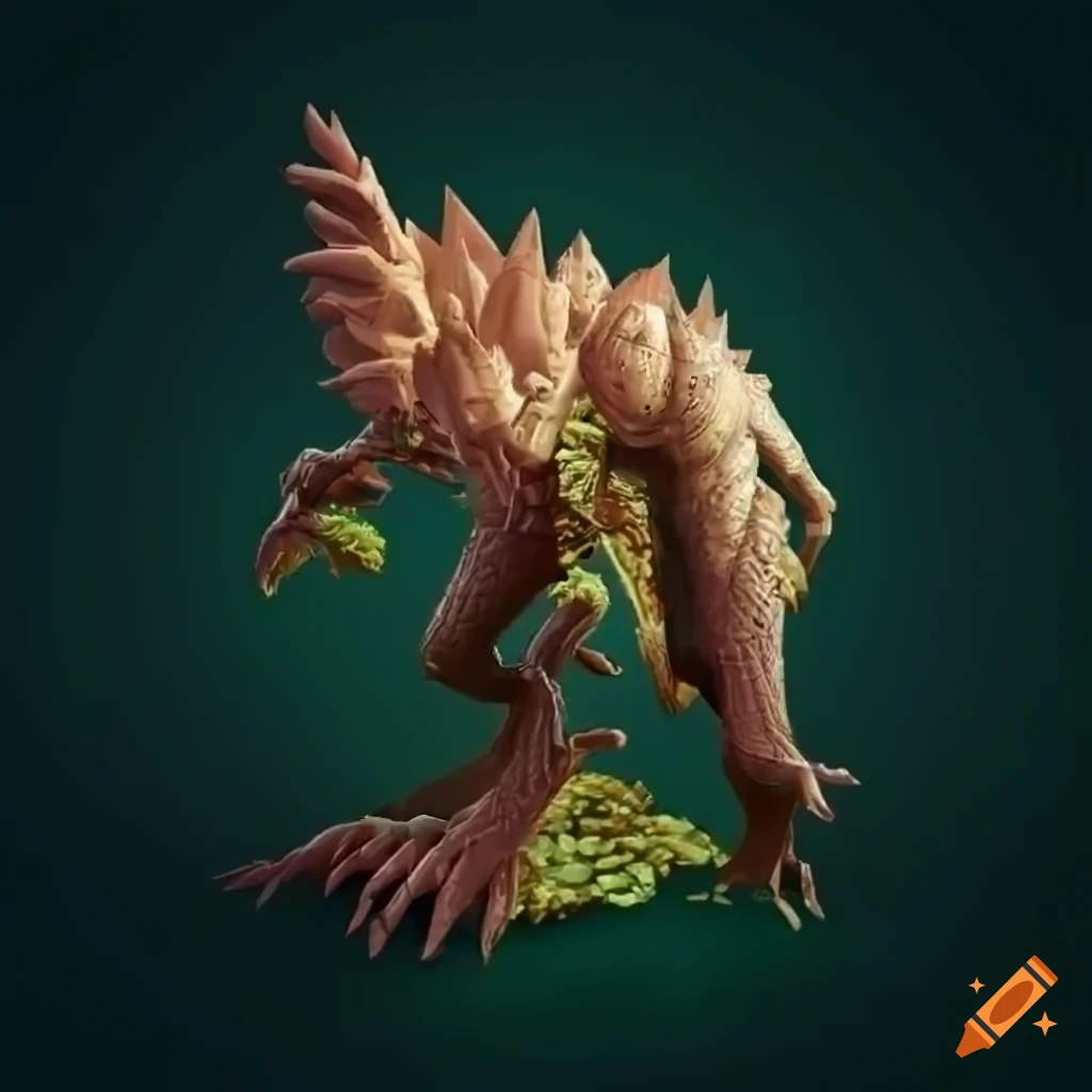 Isometric plant creature unit for rts game on Craiyon