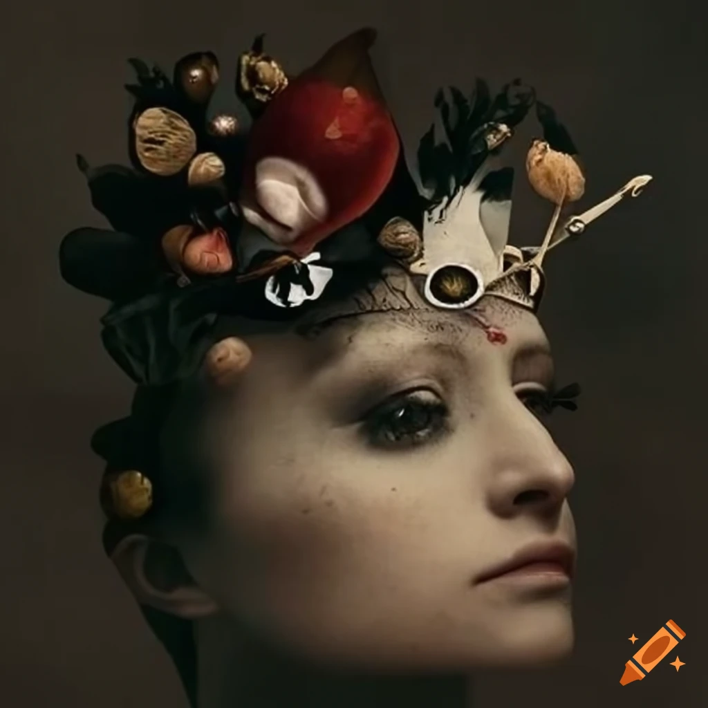 Surrealist collage artwork on Craiyon