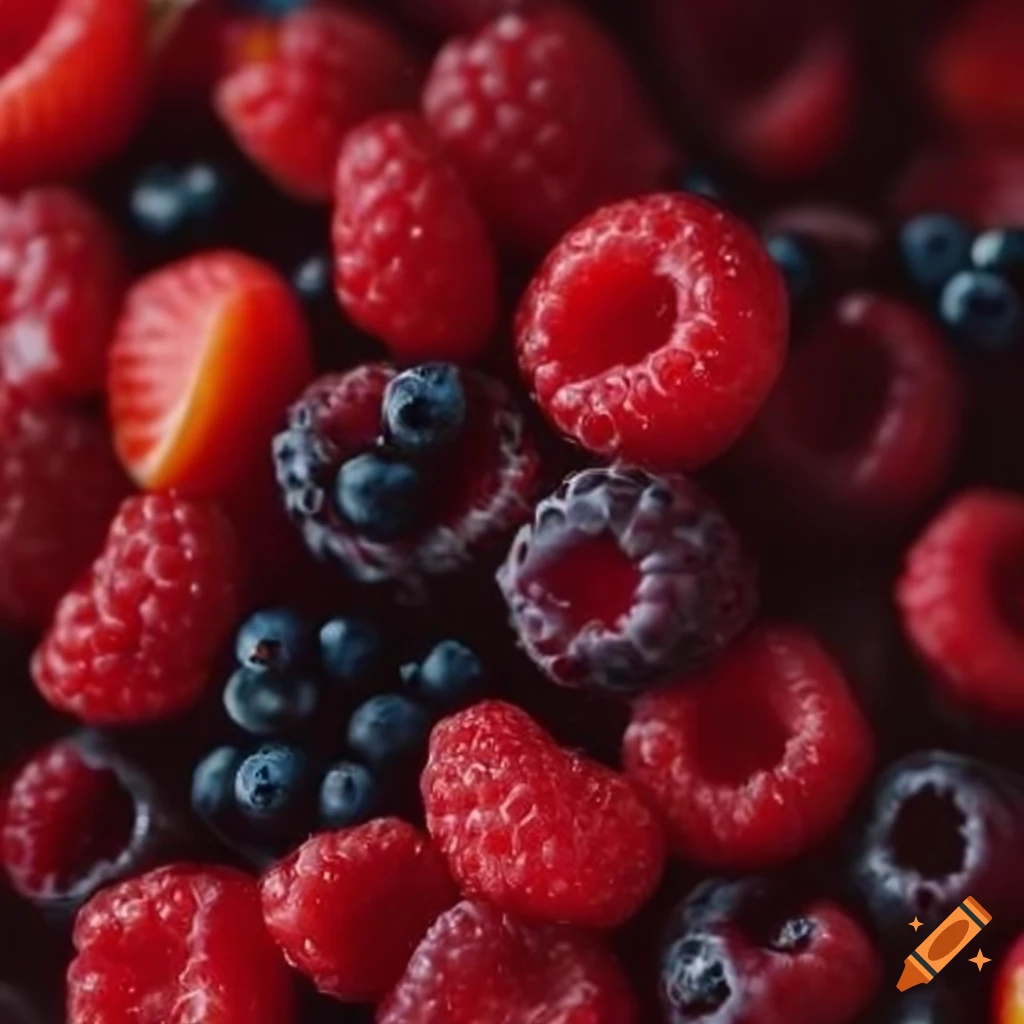 Berry tea on Craiyon