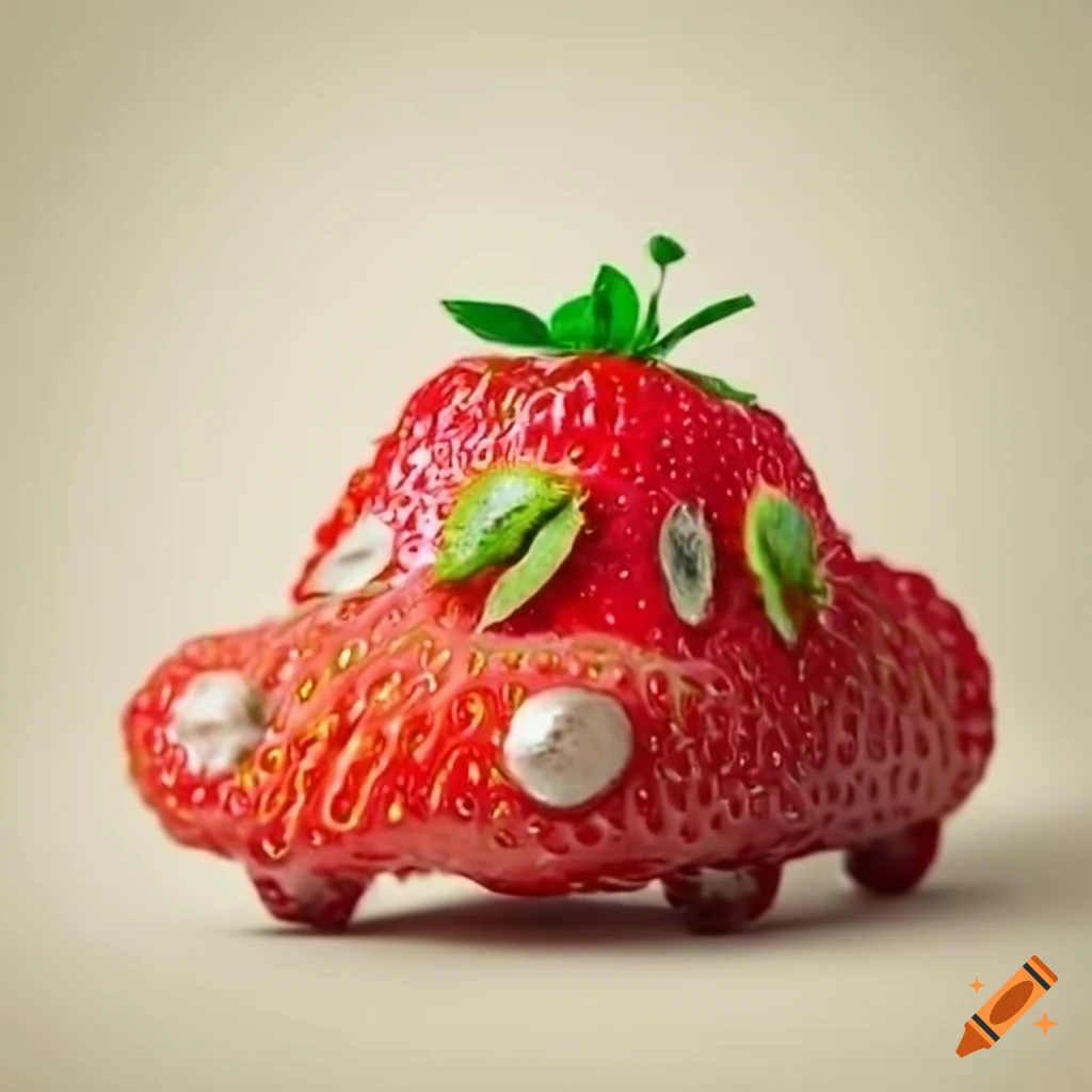 Strawberry car concept on Craiyon