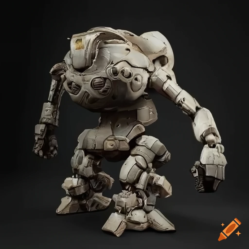 Motivational dala mech sculpture on Craiyon