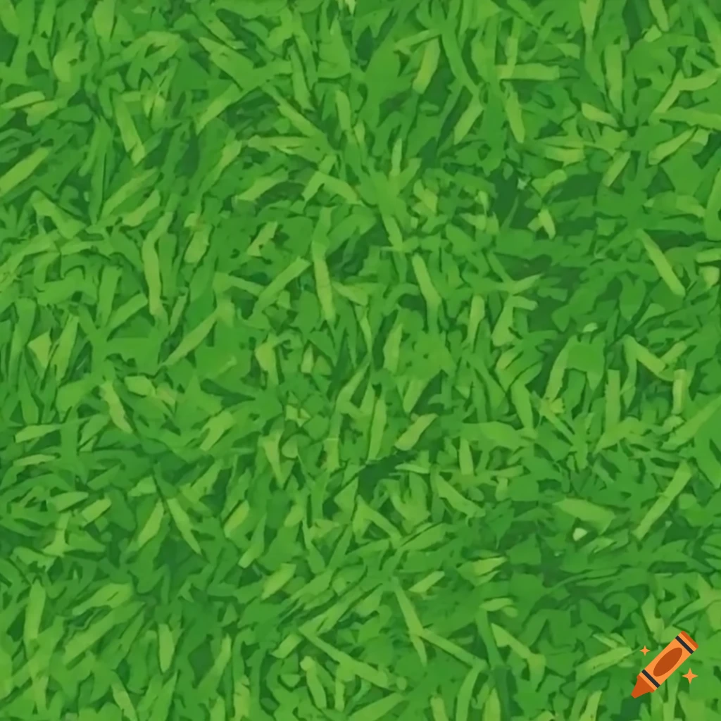 Top down view of a tabletop game with grass textured ground on Craiyon