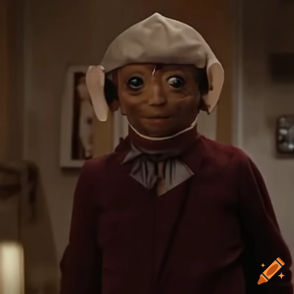 1930s everyman protagonist with a Nien Nunb twist on Craiyon