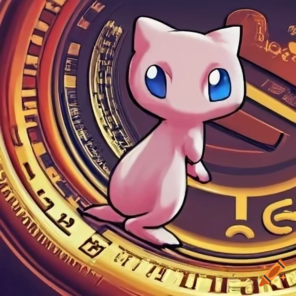Mew pokémon crypto currency on Craiyon