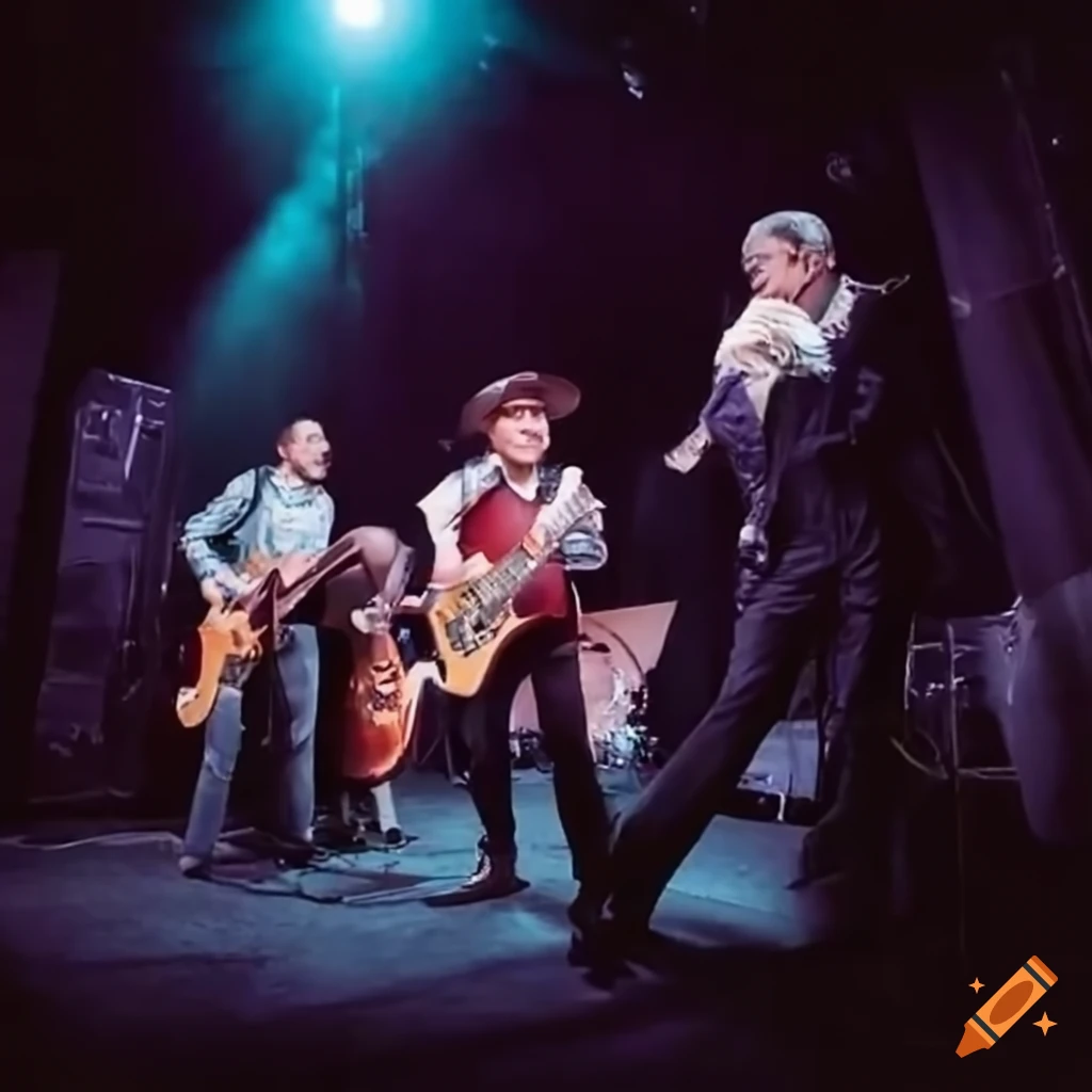 Spike jones and his city slickers band performing a funny song with ...