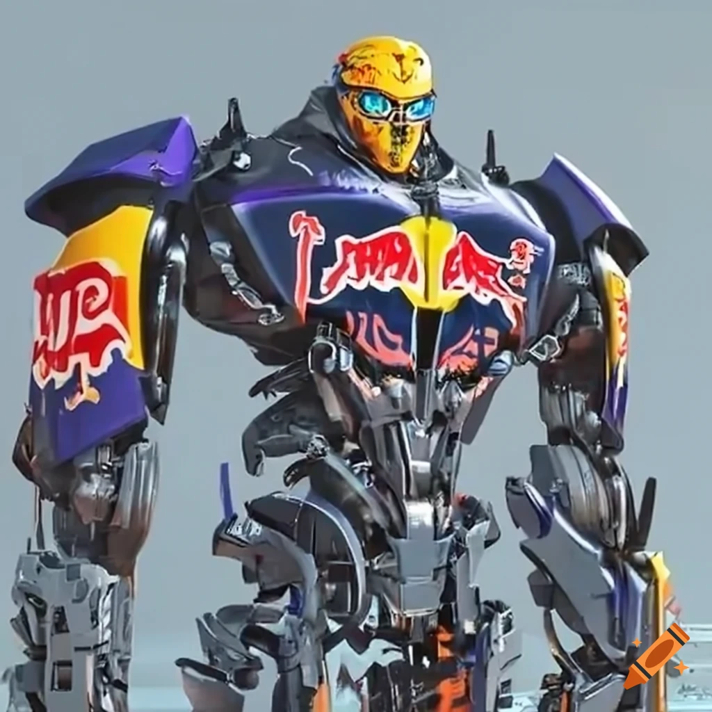 Red bull f1 car transformer on Craiyon