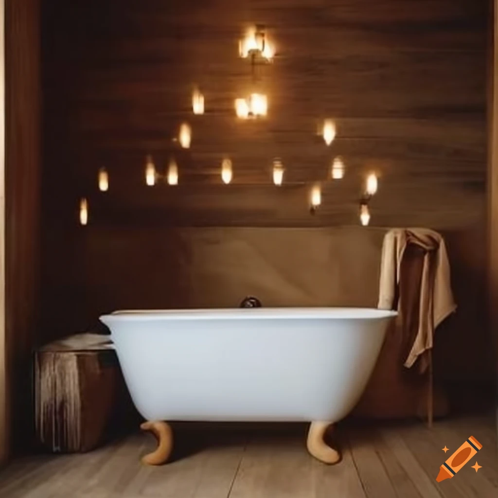 Clean and shining beautiful bathroom on Craiyon