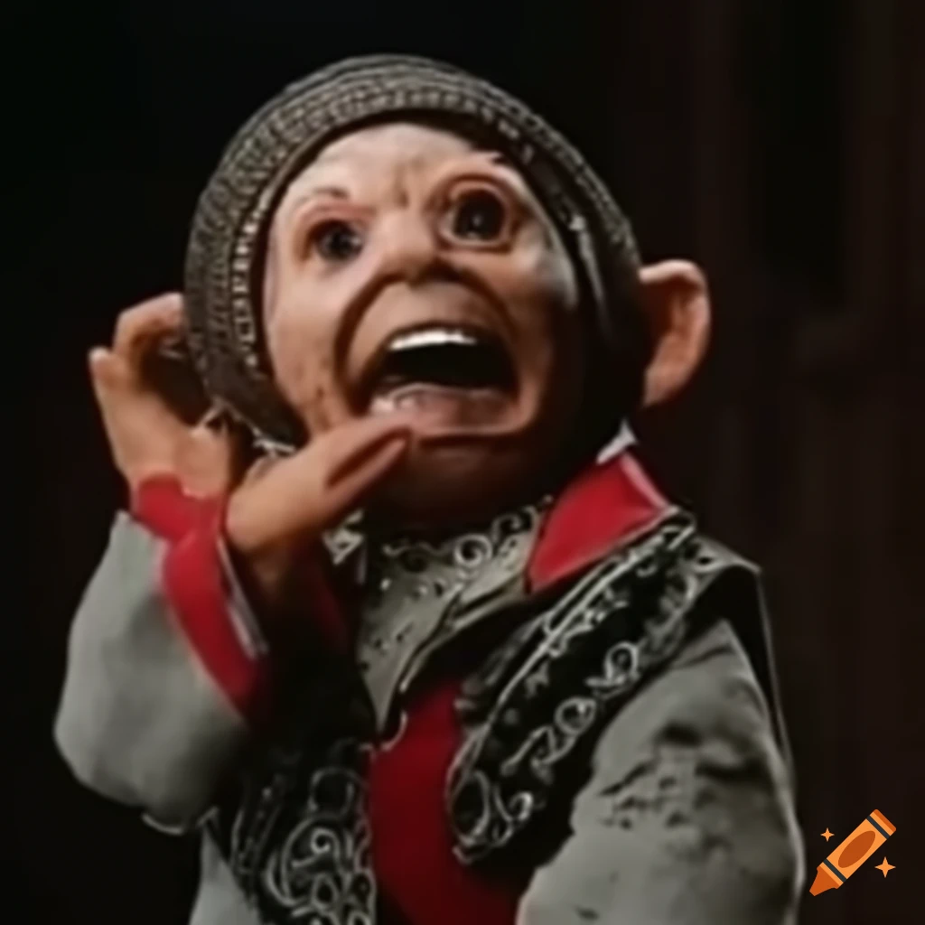 1930s everyman protagonist with a nien nunb twist on Craiyon